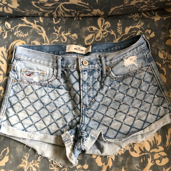 Hollister | Shorts | Rhinestone Shorts | Poshmark